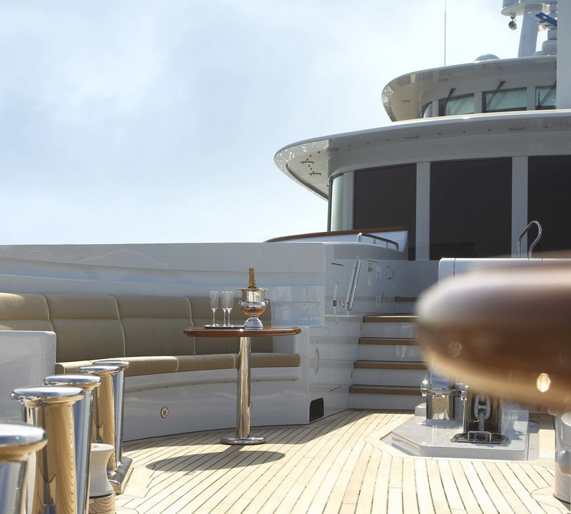 Outstanding 62m Feadship Motor Yacht POSITIVE CARRY underway — Yacht ...